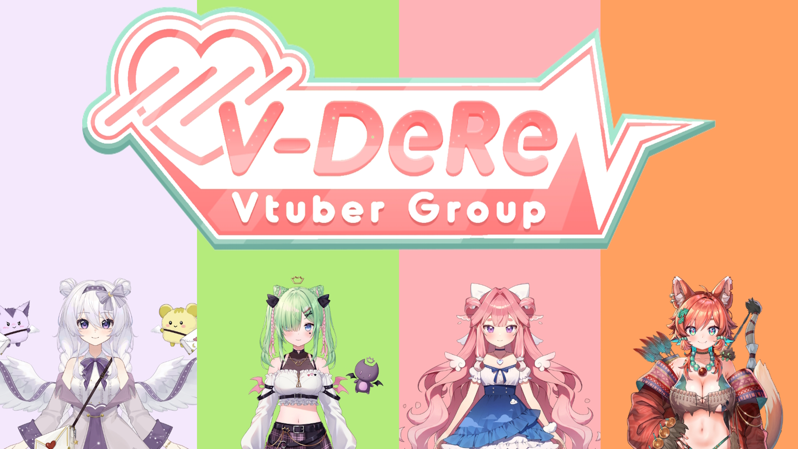 New VTuber group V-Dere debuts four familiar faces with a new look - Dexerto